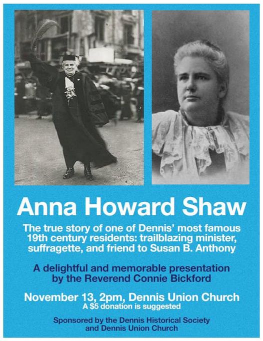 Anna Howard Shaw Presentation | Dennis Union Church